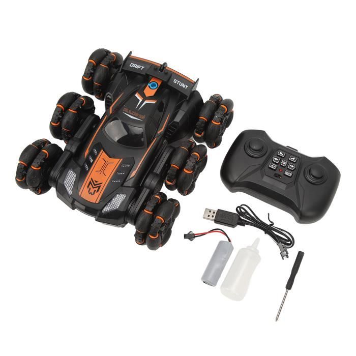 Voiture de cascade télécommandée VGEBY - Rotation 360° - Lumière sonore - Pulvérisation d'eau ...