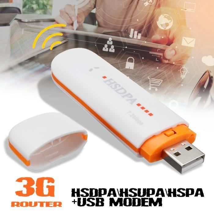 3G Routeur 3G Carte Réseau Sans Fil + USB MODEM Support HSDPA 2100MHz Pilote Intégré Et ...