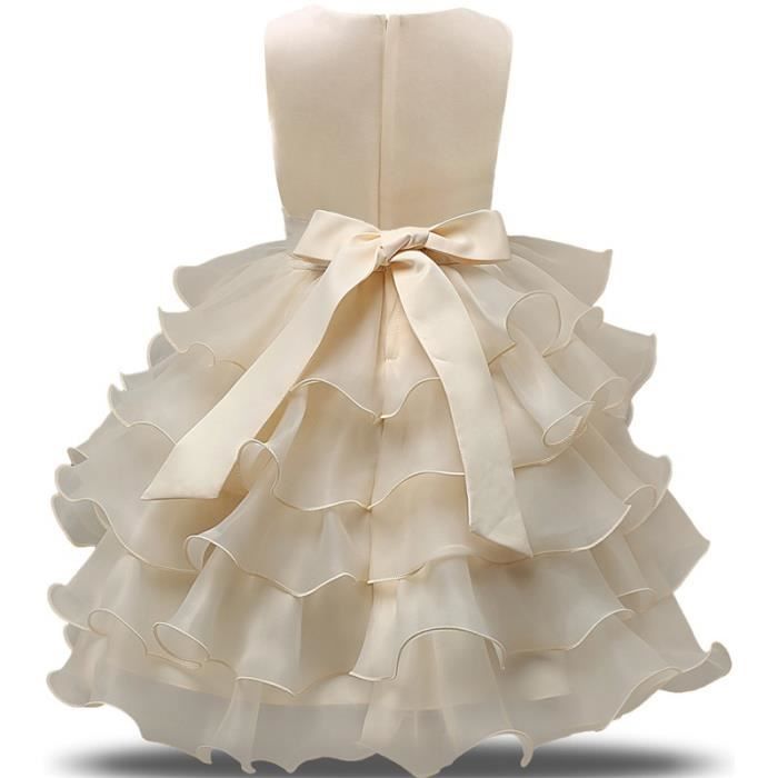 Robe de Soirée Formelle en Dentelle pour Enfant Fille Tenue de ...