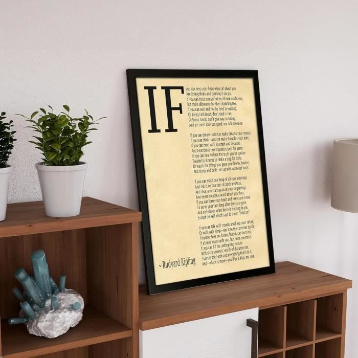 IF Poem Art Print IF Poem by Rudyard Art Print IF Poster If Poem Poster ...