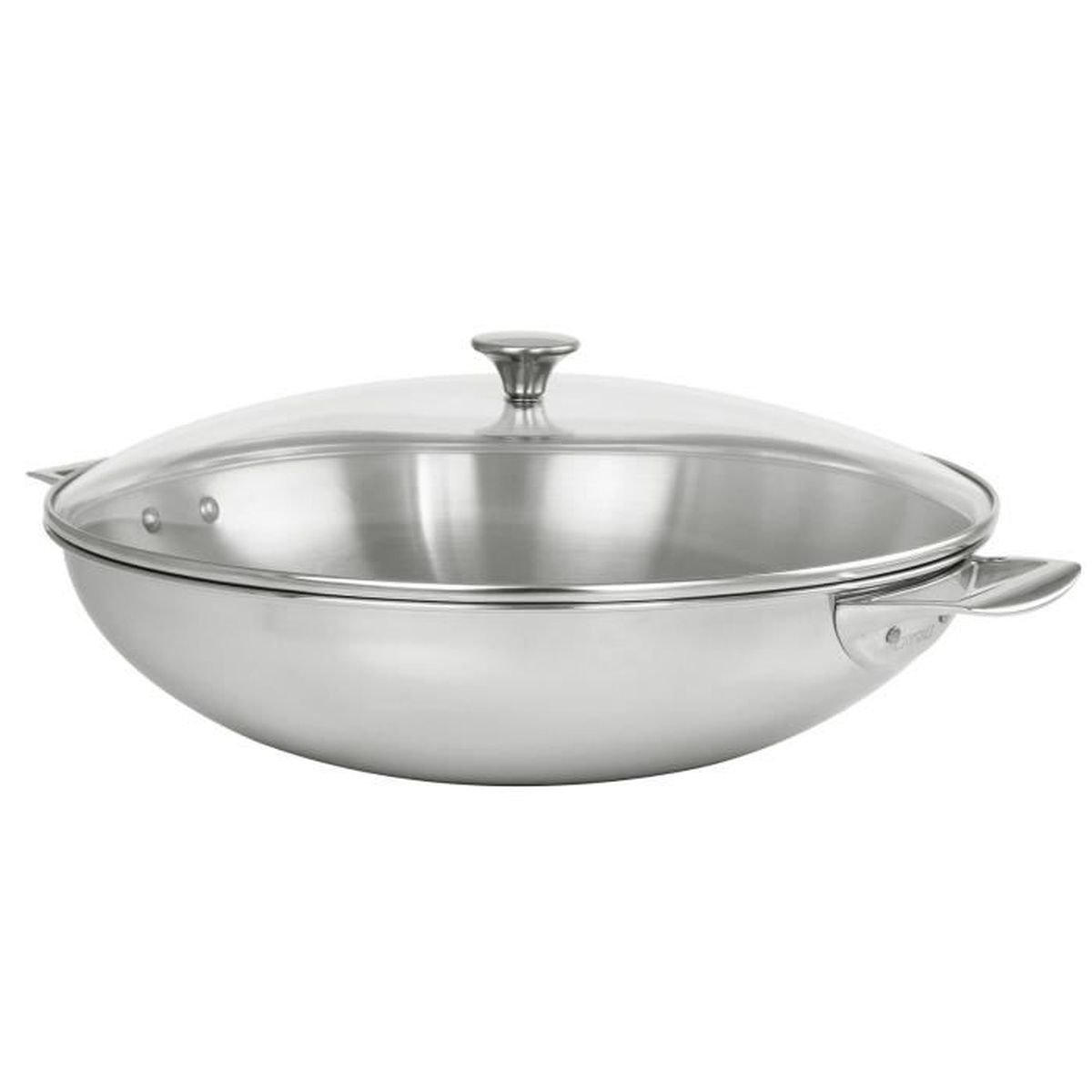 WOK INDUCTION EN INOX MULTIPLY 24 CM CASTELINE AMOVIBLE - CRISTEL ...