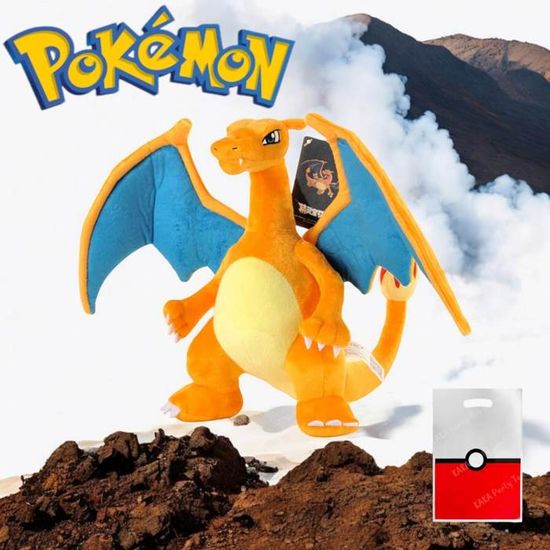Peluche Pokemon Dracaufeu 30 CM + Pochette Surprise - Cdiscount Jeux ...