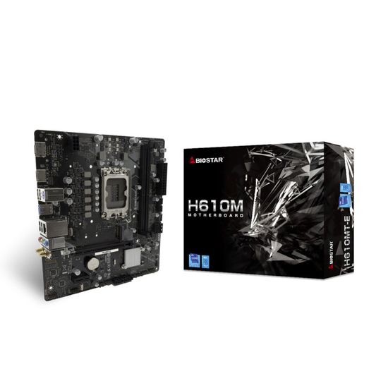 Biostar H610MT-E Scheda Madre micro ATX, Socket LGA 1700, Chipset Intel ...