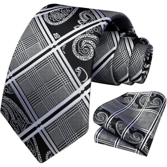 Cravate Homme Paisley Cravates En Soie Pour Hommes Mariage Cravatte Et ...