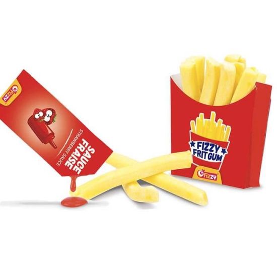 Fizzy Frit Gum - 4 Sachets 30g net / cornet - Cdiscount Au quotidien