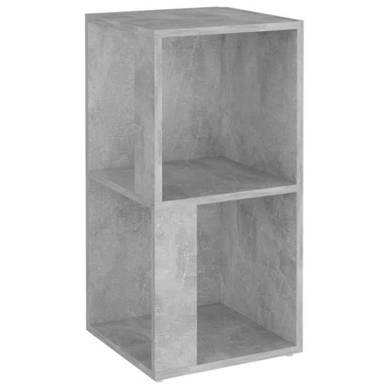 Armoire d'angle - GAROSA - Gris béton - 33x33x67 cm - Aggloméré ...