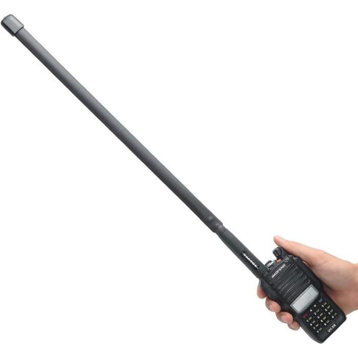 Antenne tactique double bande SMA-femelle VHF UHF double bande pliable pour Baofeng UV-XR UV-9R ...