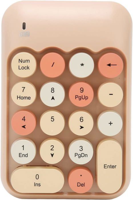 Pavé Numérique Couleur Rétrofil 2,4 Ghz, Mini Clavier Numérique 18 ...