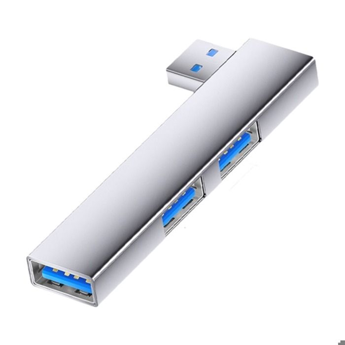 INF Adaptateur Multiport USB vers Double USB 2.0 + USB 3.0 en Aluminium ...