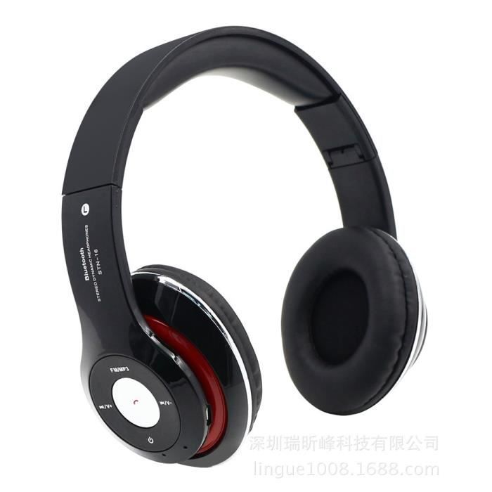 AKOne Multifonction Casque audio Bluetooth Sans Fil Stéréo Écouteurs ...