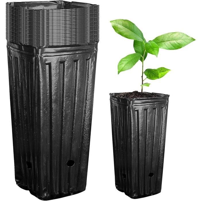 Pot D'Arbre Profond, 20Pcs 7.8In Hauteur Pot D'Arbre Profond Grands ...
