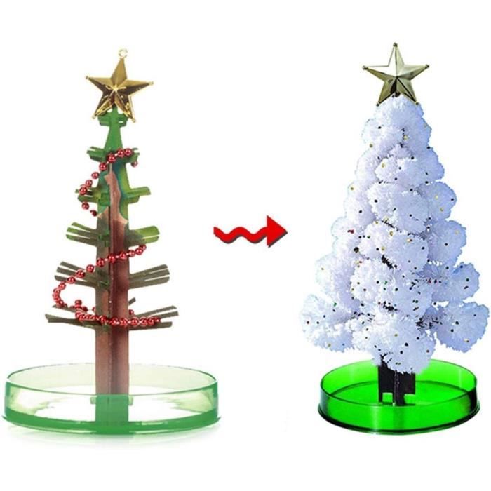 Sapin De Noël, Incroyable Magique Crystal-Culture Des Arbres Mystique ...