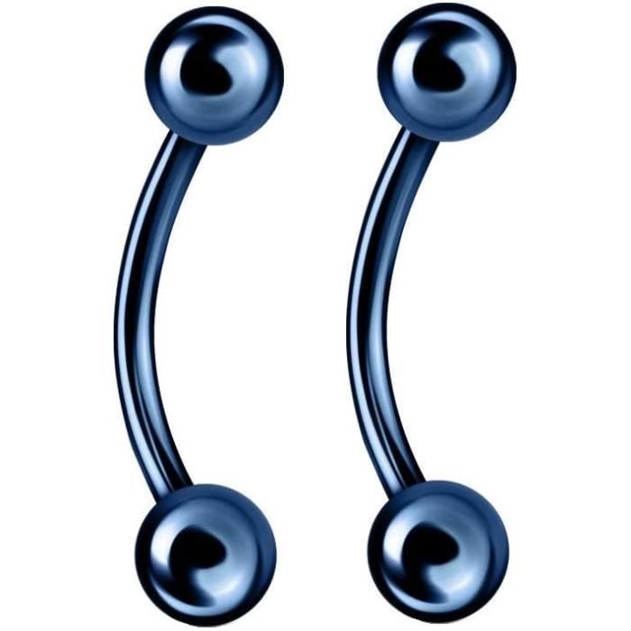Piercing Arcade Titane Anodisé Avec Billes 16Ga (1.2Mm)[L5651 ...