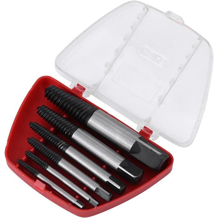 Extracteur à vis, 6 pièces-ensemble, extracteur de vis rayé HSS ...