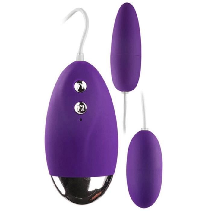 Oeuf Vibrant à 20 Vitesses Télécommande Sans Fil Jouet Sexuel De