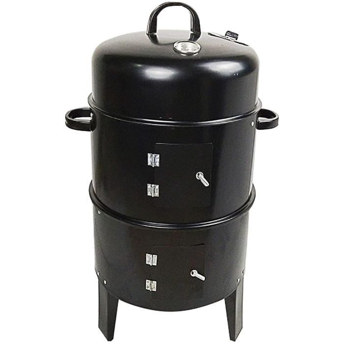 Barbecue Au Charbon De Bois Barbecue Fumeur Baril Fumant Gril avec ...