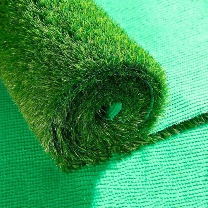 Tapis d'herbe Artificiel, 2 cm de Haut réaliste intérieur extérieur Gden pelouse Patio Tapis de ...