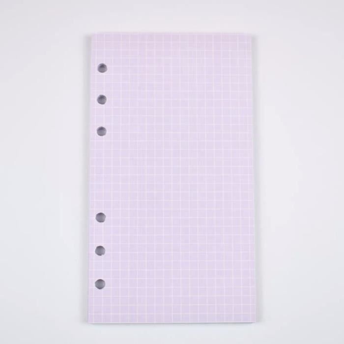 Feuillet mobile - Non spécifié - A5 - 40 feuilles - Couleurs rose et ...