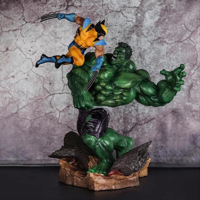 QWYU Figurine Xmen Wolverine Vs Hulk 33 cm[18809] - Cdiscount Jeux - Jouets