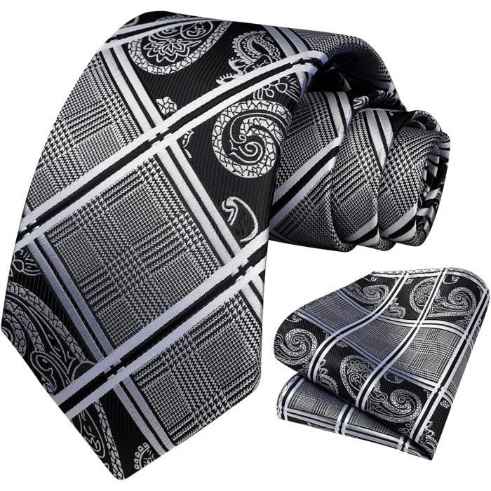 Cravate Homme Paisley Cravates En Soie Pour Hommes Mariage Cravatte Et ...