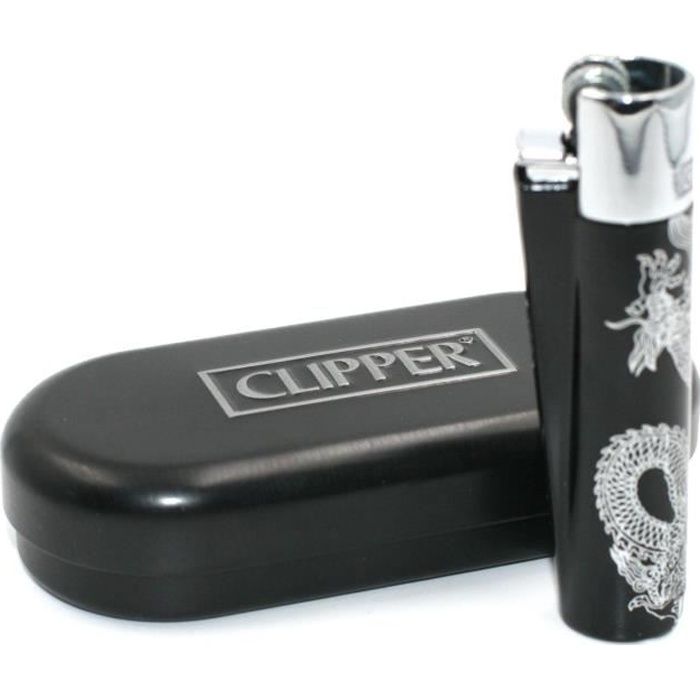 CLIPPER – Briquet Clipper Métal avec Etui – Black Super Dragons ... CLIPPER – Briquet Clipper Métal avec Etui – Black Super Dragons ...