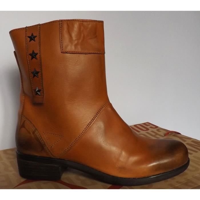 GOLDMUD BOTTINES CUIR HOMME T 41 NEUVES MARRON - Cdiscount