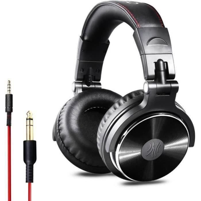 Casque DJ OneOdio P-10 Casque Audio Studio Professionnel Casque Filaire ...
