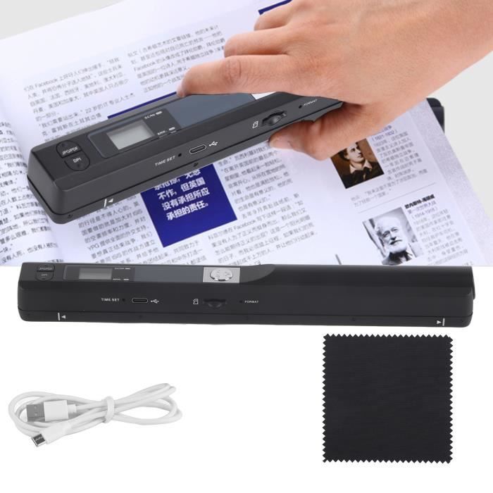 Scanner portable MXZZAND - Stylo scanner Mini - USB - Numérisation ...