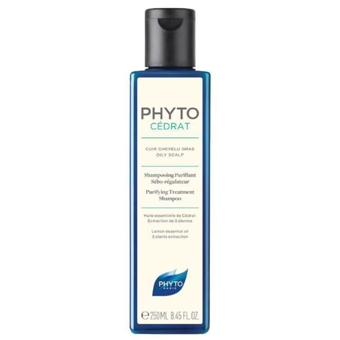 Phyto Cédrat Shampooing Purifiant Sébo-Régulateur 250ml - Cdiscount Au quotidien