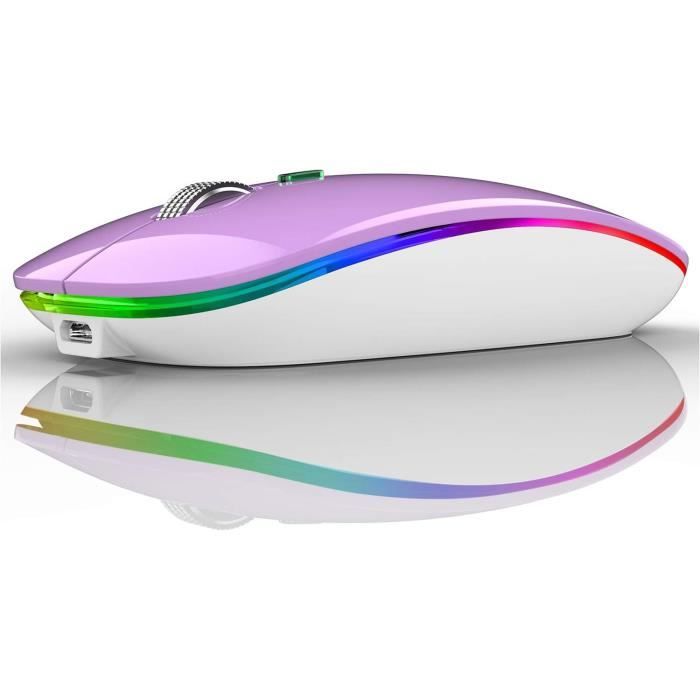 G12 Souris Sans Fil, Slim Ordinateur Portable Optique Wireless Mouse ...