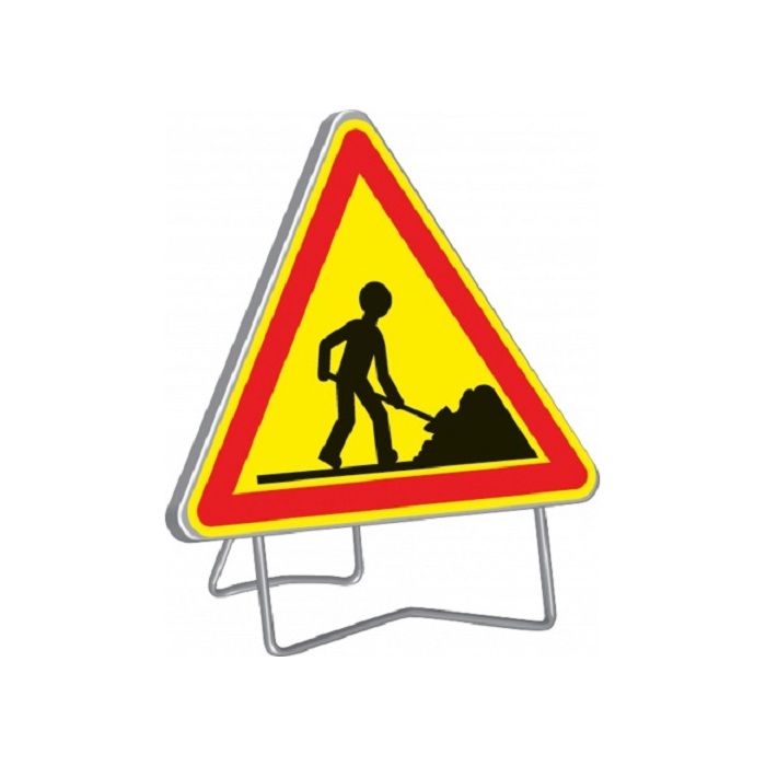 Panneau de signalisation triangulaire 1000mm 'Chantier' - TALIAPLAST ...