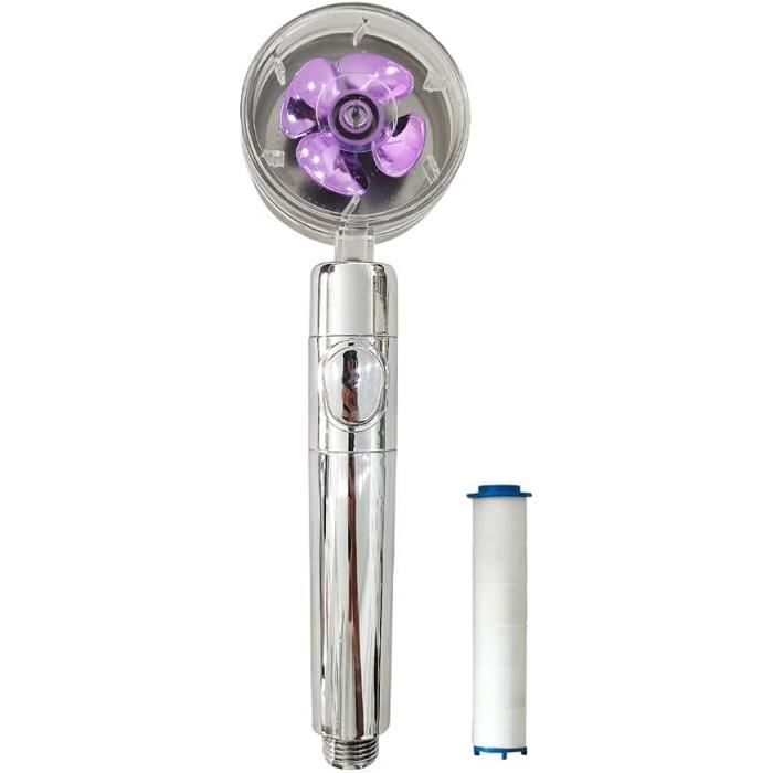 Douchette - TRAHOO - Pommeau de douche pressurisé ABS - Economie d'eau - Couleur Purple ...