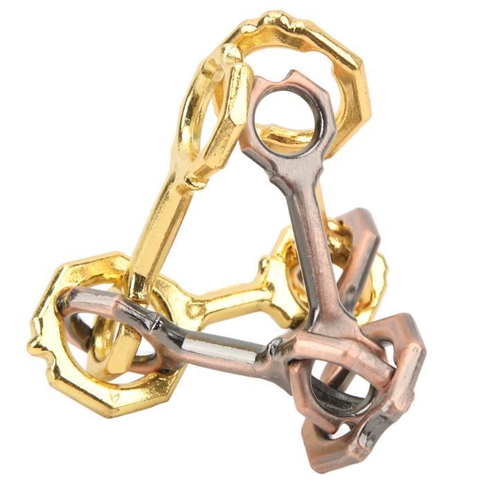 VGEBY casse-tête Tetrametric Brainteaser Toy 3D Unlock Metal Alloy ...