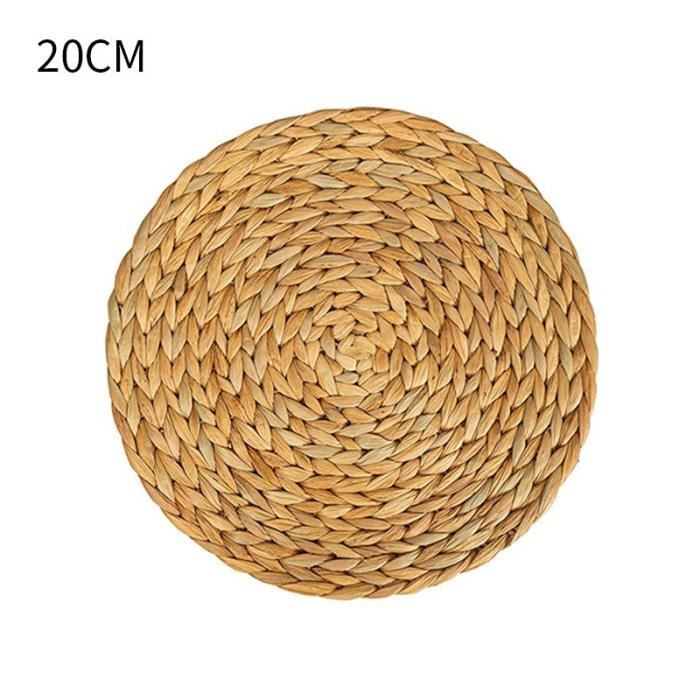 20 cm-grass-Napperon de Table en jacinthe, antidérapant, de haute ...