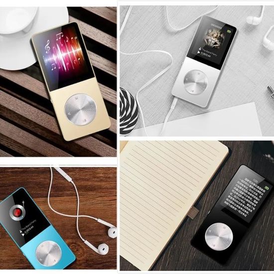 Lecteur MP3/MP4 FULOZO 16GO - Baladeur Multi-fonction Métal Player ...