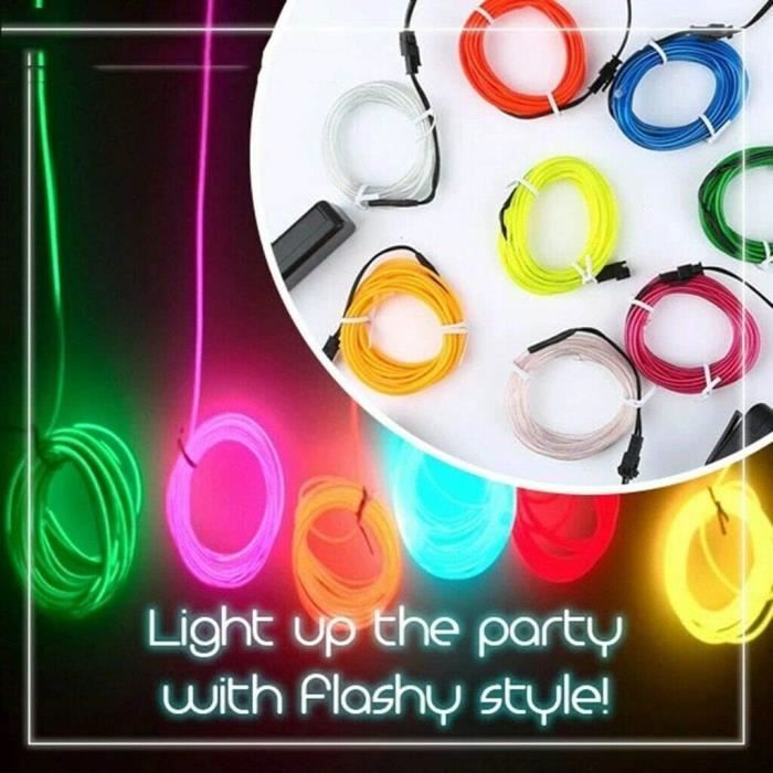 Fil Néon Rvb Couleur Lumières Led Stick Figure Kit Innovation Glowing ...