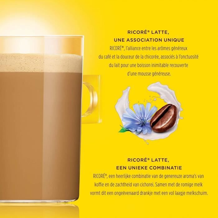 Nescafé Dolce Gusto Ricoré Latte - Café - 96 Capsules (Pack de 6 boîtes ...