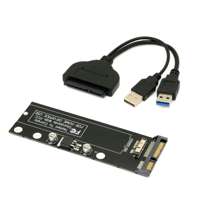 Usb 3.0 À 12 + 6Pin Ssd Hdd À Sata 22Pin Hard Disk Cartridge Drive Pour ...