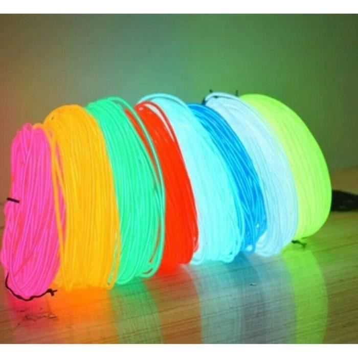 Fil Néon Rvb Couleur Lumières Led Stick Figure Kit Innovation Glowing ...