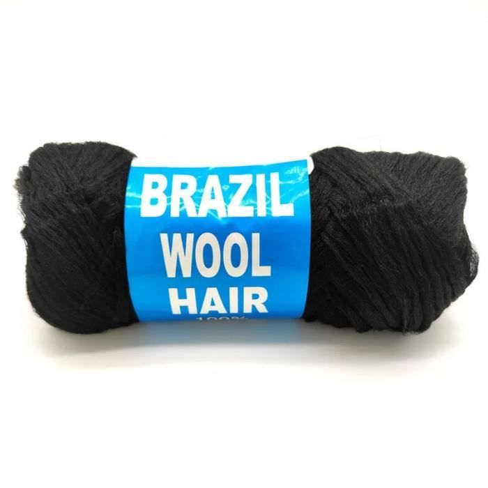Cheveux en laine brésilienne fibre synthétique ignifuge Cheveux Mèches ...