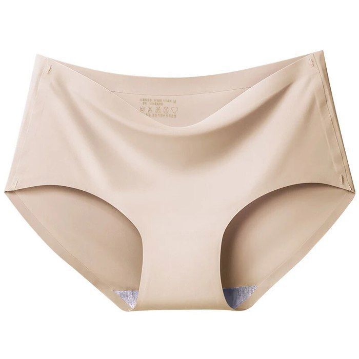 Culotte en soie glacée sans couture pour femme,lot de 3 pièces,culotte confortable,intime,grande ...