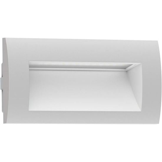 LED encastré mural ZIBAL, downlight pour l'extérieur, IP65 mat, 140 x ...