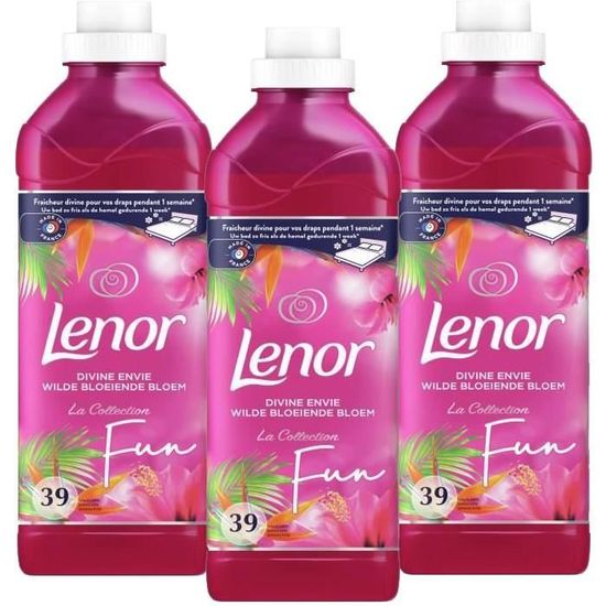 [LOT DE 3] LENOR Adoucissant Collection Divine Envie - 39 doses - soit ...