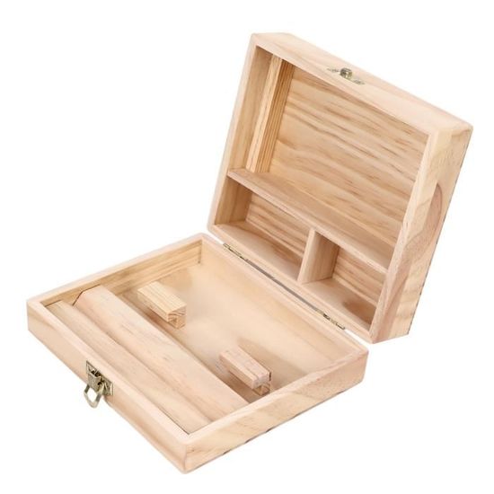 HURRISE Boîte de cachette avec plateau roulant Boîte de Rangement, 4 ...