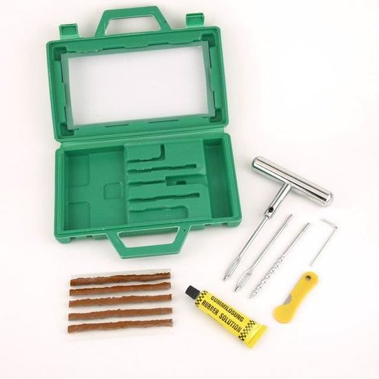 KIT REPARATION PNEU,green--Kit'outils professionnels de réparation de ...