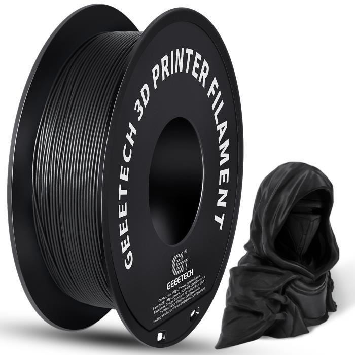 Noir mat - Filament PLA mat pour imprimante 3d, matériau acide ...