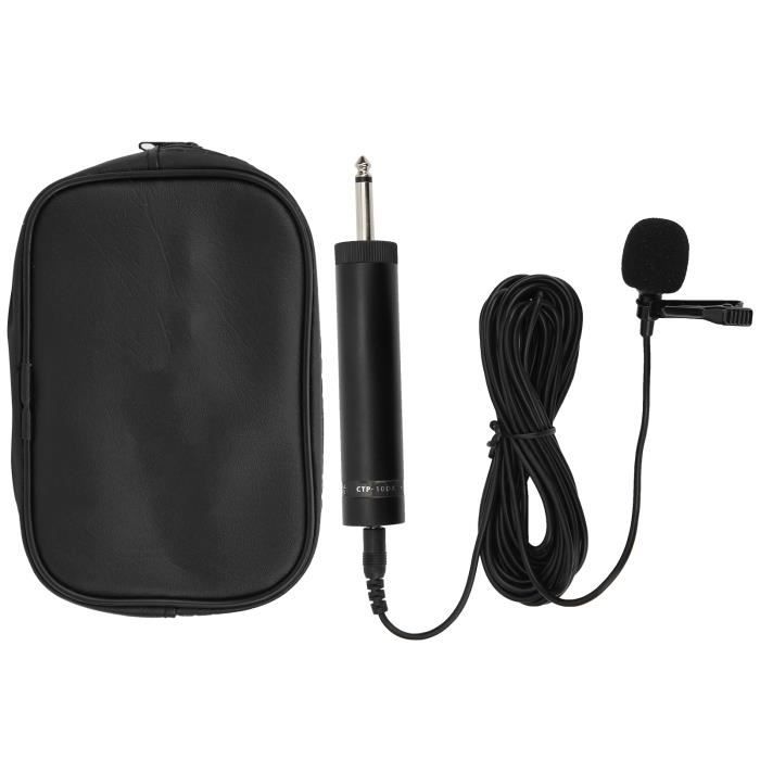 Akozon micro-cravate filaire Lavalier Microphone Revers Saxophone ...