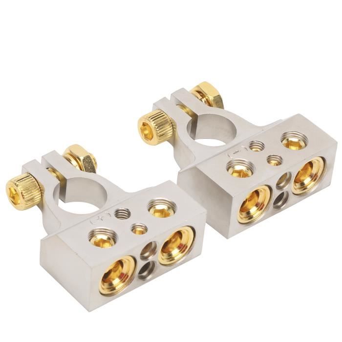 Akozon pince de borne de batterie Connecteur de bornes de batterie négatives positives pince de ...