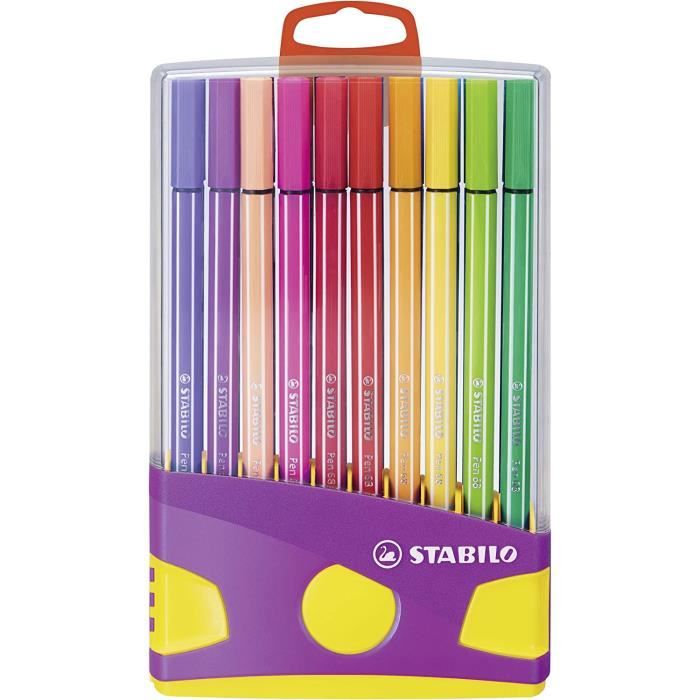 Feutre À Dessin - Pen 68 - Colorparade Framboise X 20 Feutres Pointe ...