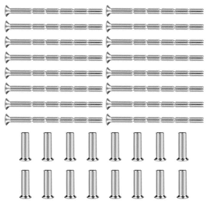 Lot de 16 vis de raccordement M4 - Poignée de porte - Vis - Pour la ...